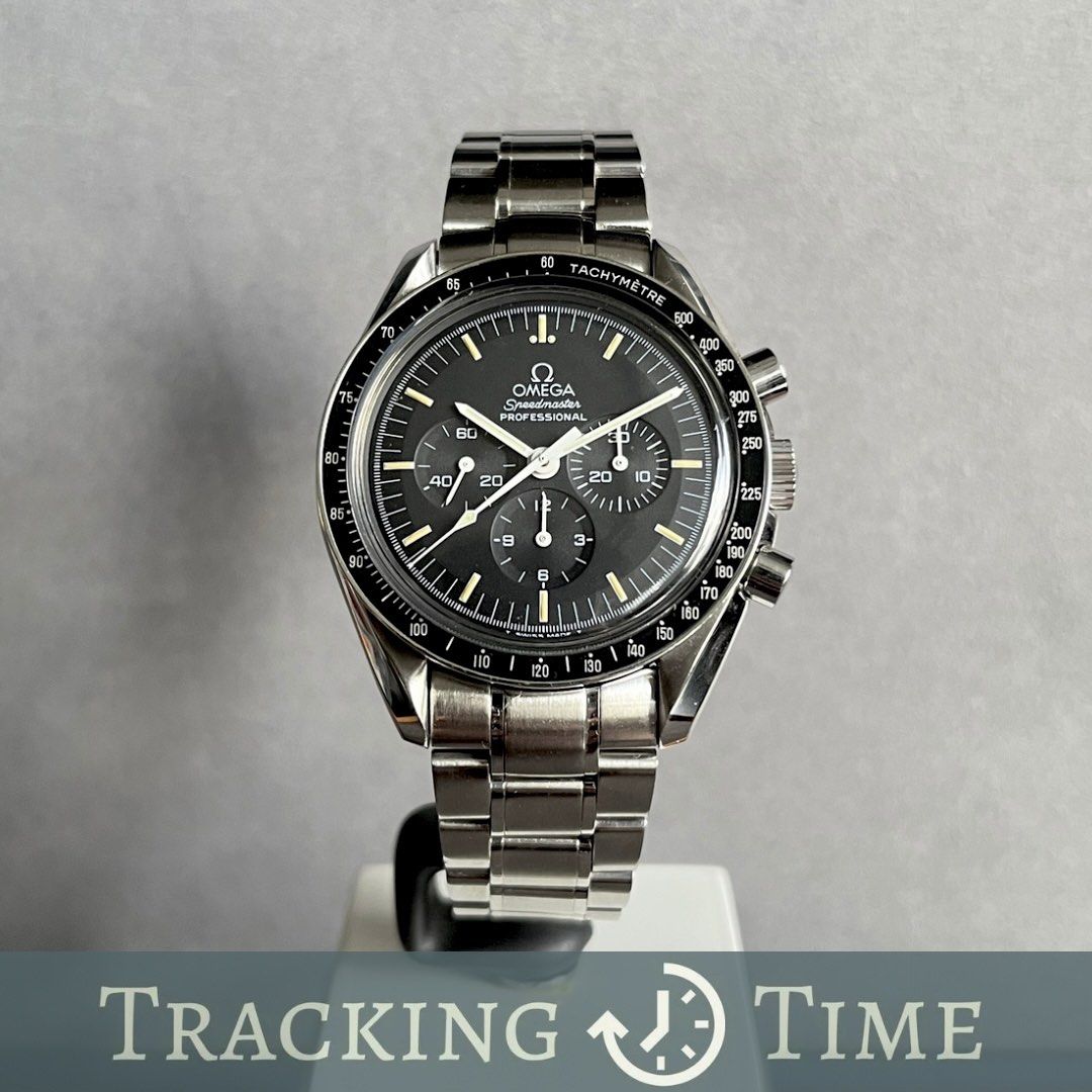 Omega 1996 Speedmaster Tritium Dial Hesalite Calibre 1861 Transitional ...