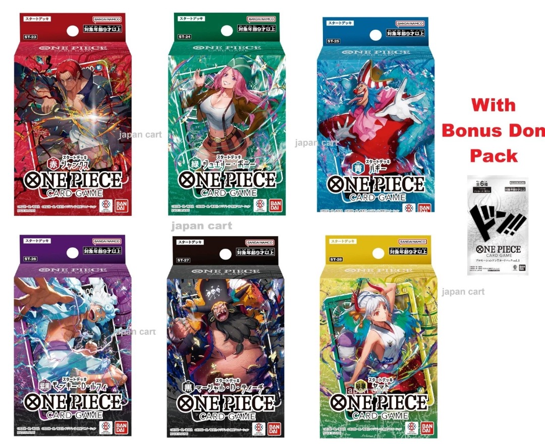 One Piece Card Game: Starter Deck ST-23 ST-24 ST-25 ST-26 ST-27 ST-28 ...
