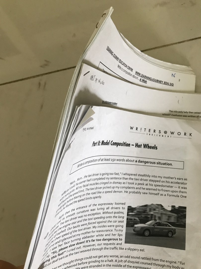 P6 PSLE English Composition, Hobbies & Toys, Books & Magazines ...