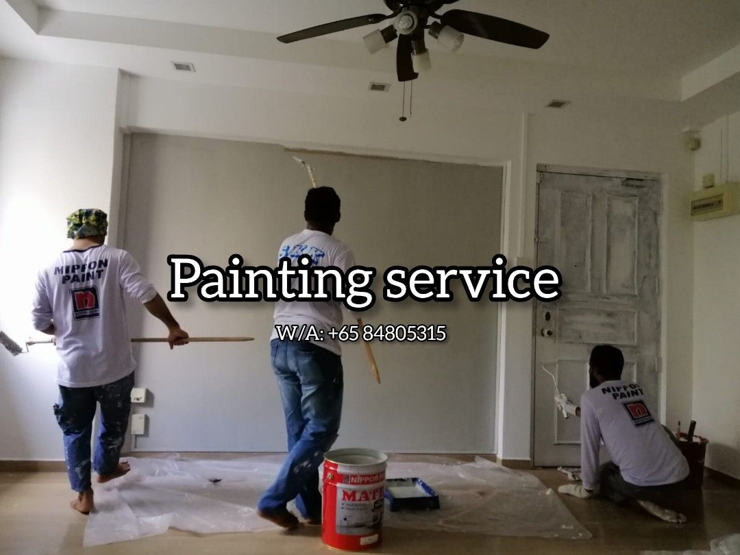 Painting service sg/house painting service/Hdb house/Condo house/Landed ...