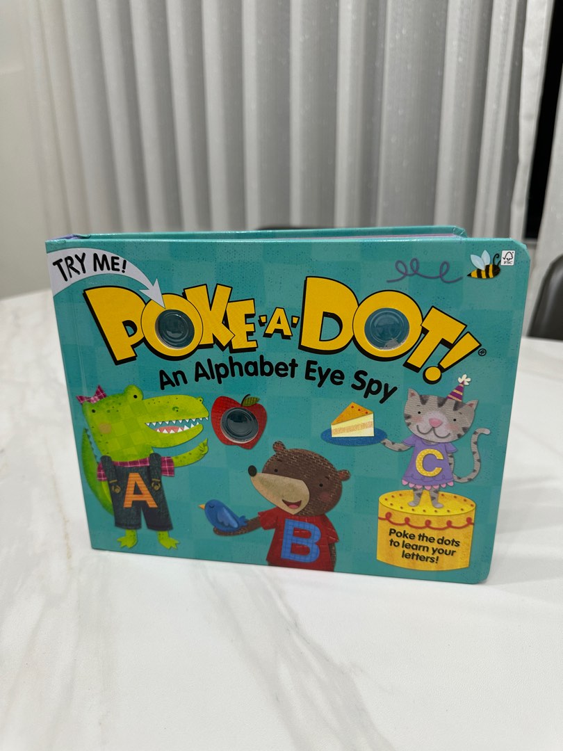 Poke a Dot An Alphabet Eye Spy, Babies & Kids, Infant Playtime on Carousell