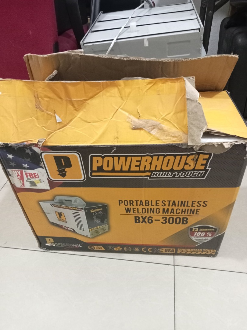 POWERHOUSE PORTABLE WELDING MACHINE BX6-300B, Commercial & Industrial ...