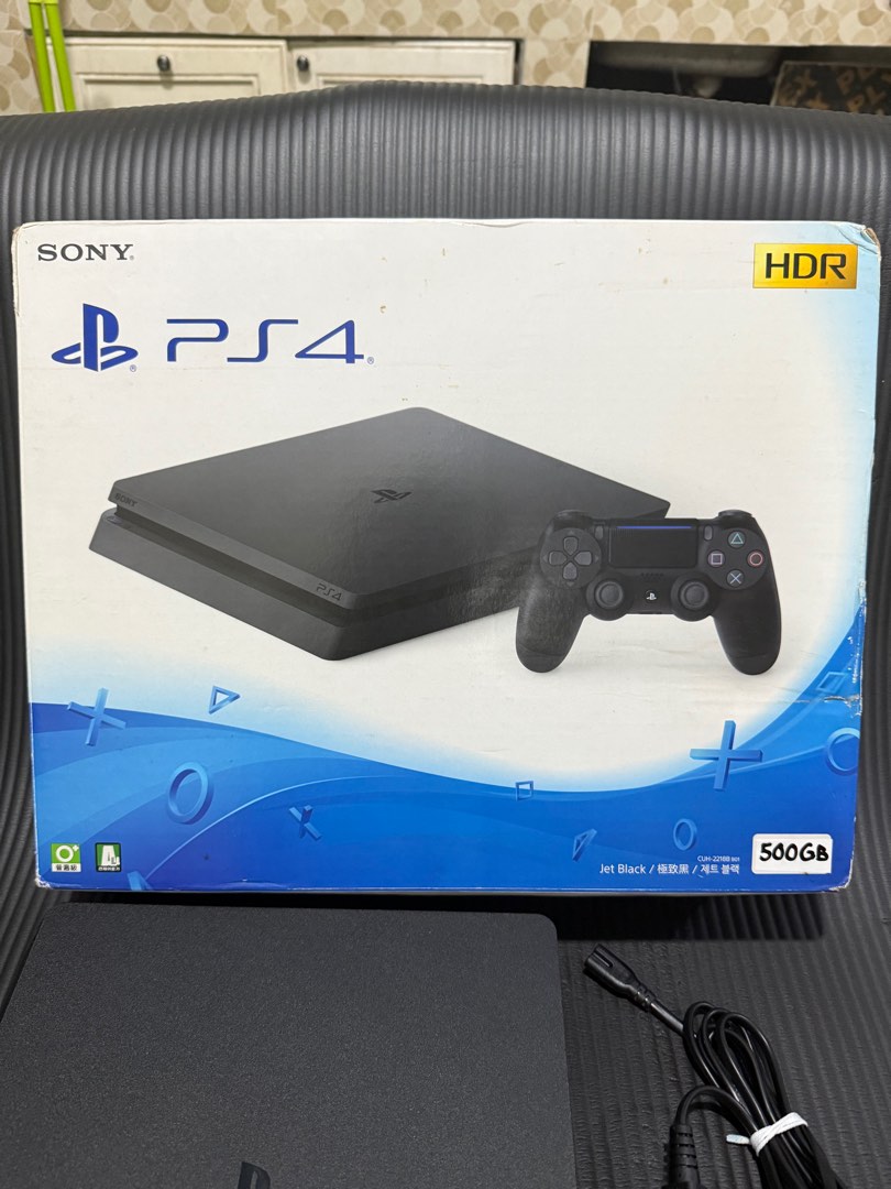 Ps4 Slim 500Gb Complete Good as New, Video Gaming, Video Game Consoles ...