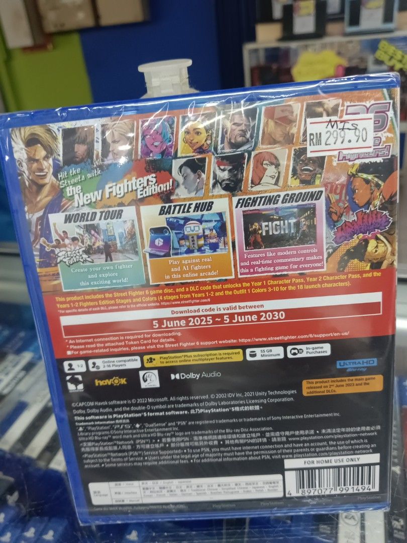 Ps5 Street Fighter years 1-2fighters edition, Video Gaming, Video Games ...