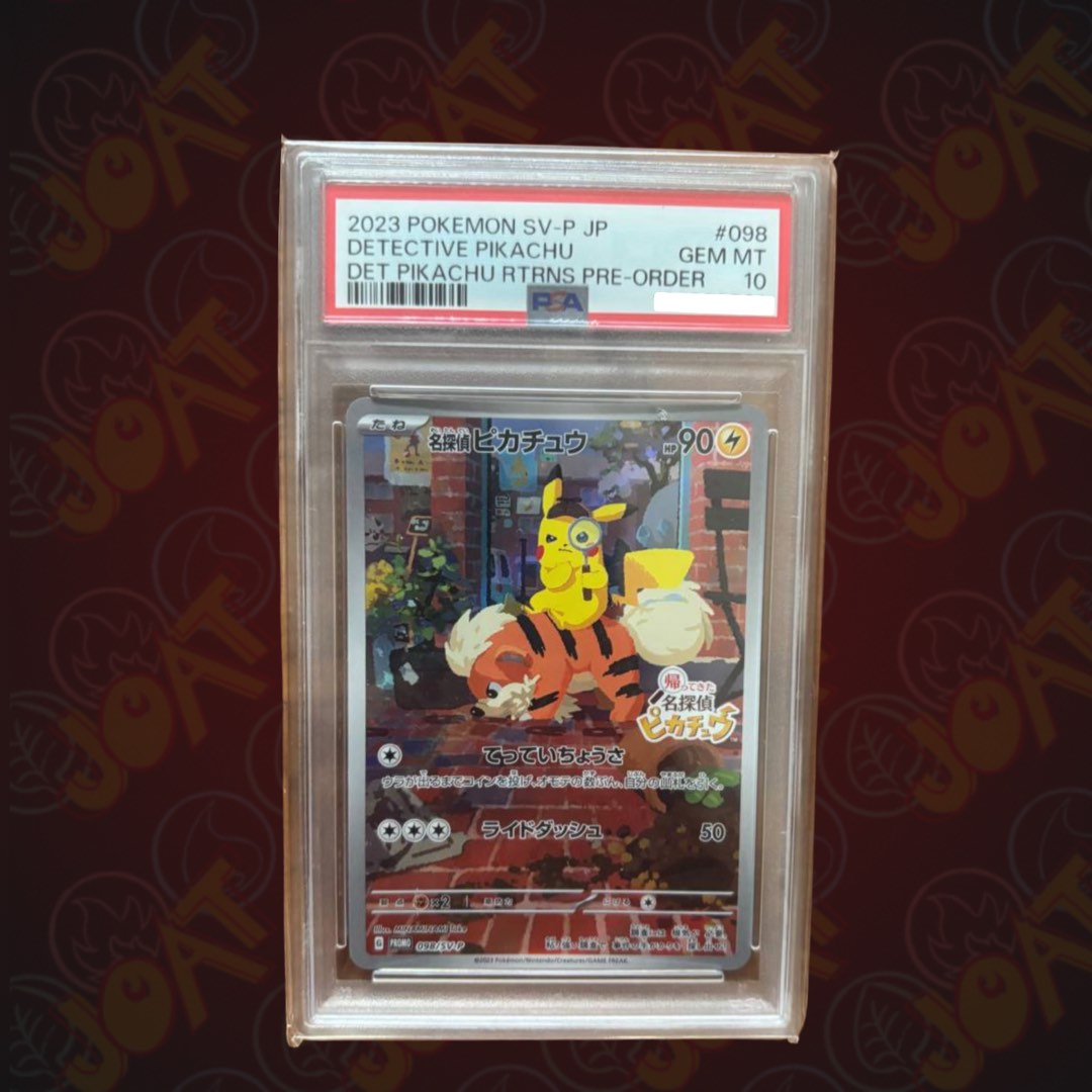 PSA 10 Detective Pikachu SV-P98 Japanese Pokemon, Hobbies & Toys, Toys ...