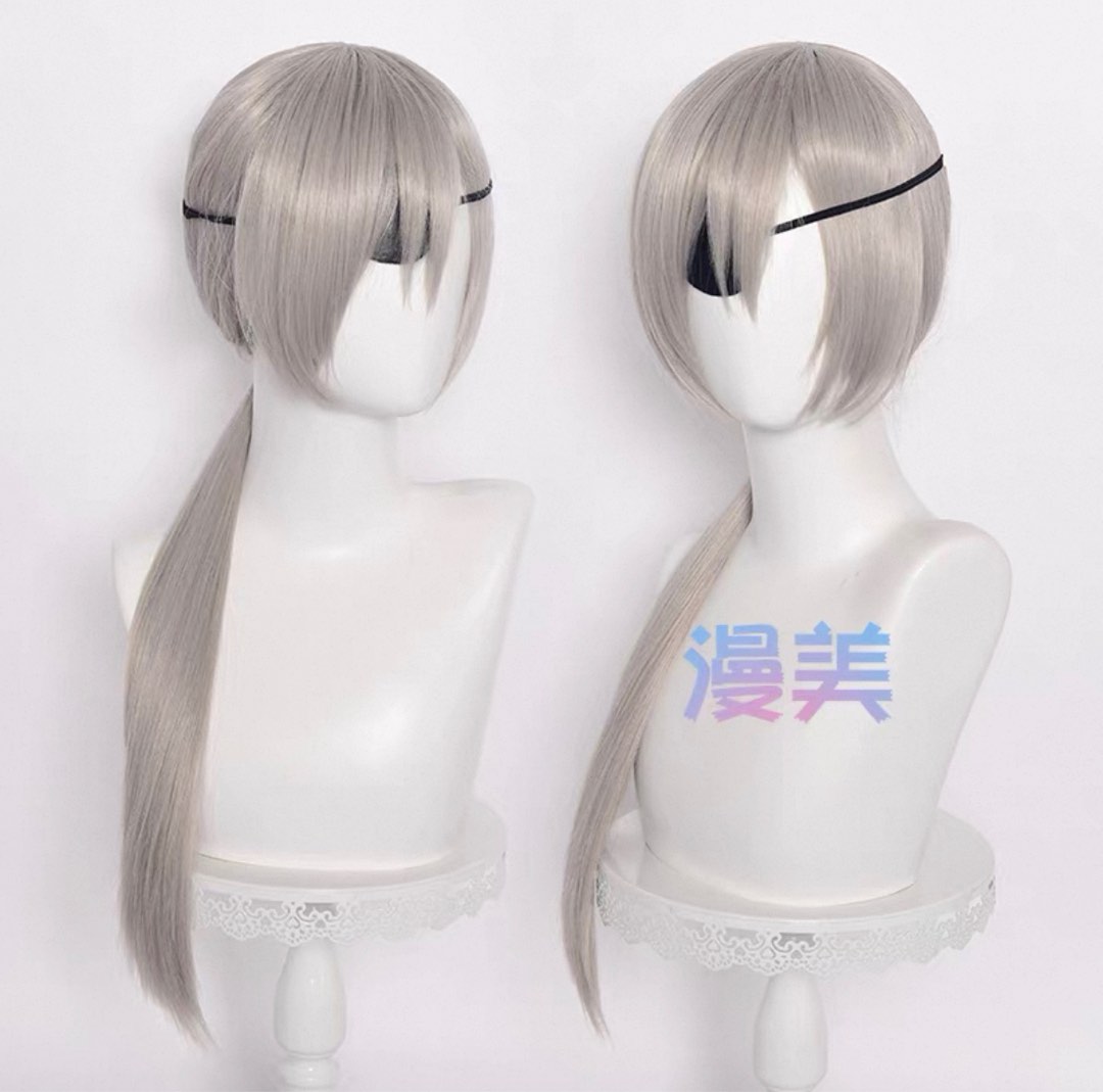 quanxi chainsaw man csm wig mamei with eyepatch, Hobbies & Toys ...