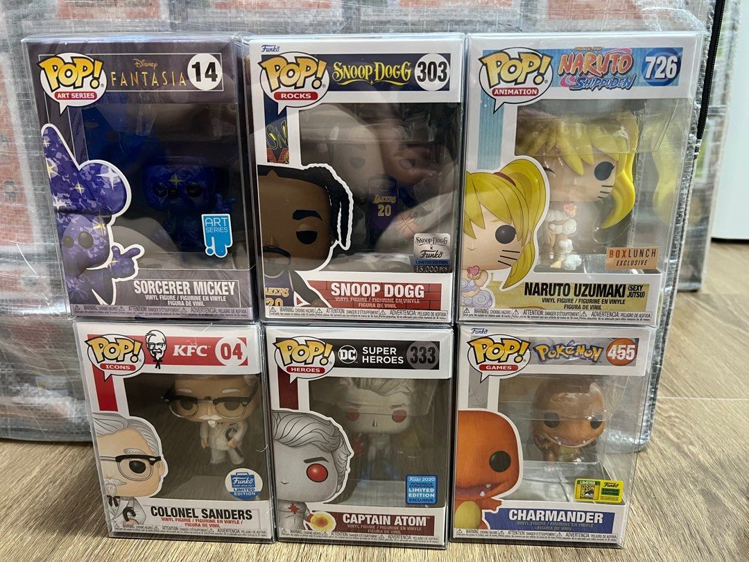 Room Clearance Naruto Pokemon Charmander Mickey Colonel Sander Snoop ...