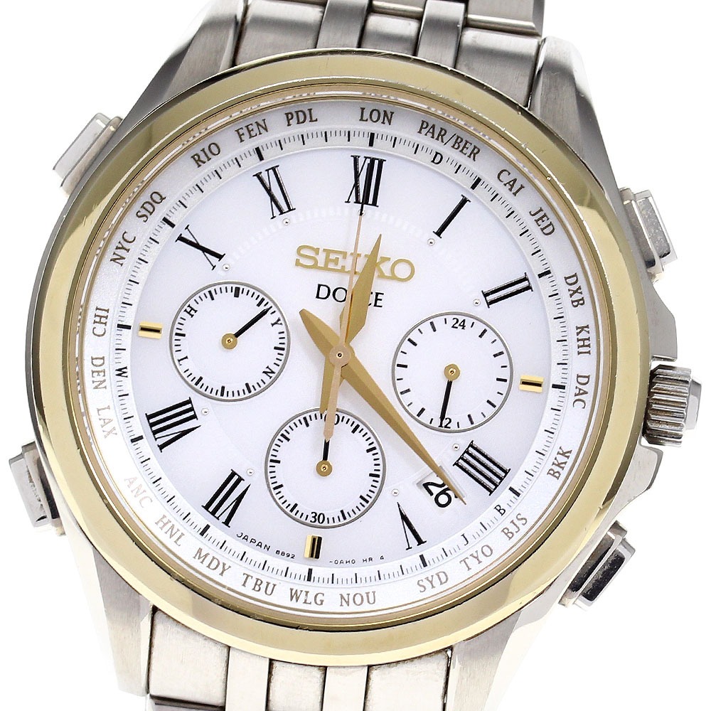 Seiko SEIKO SADA038/8B92-0AJ0 Dolce Exceline Chronograph Solar Radio ...