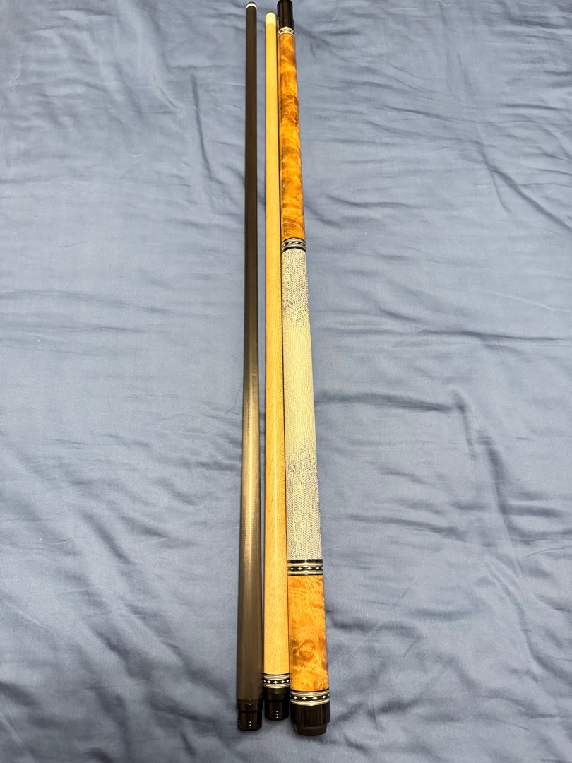 Shuken Custom Pool Cue ( Carbon & Wood shafts), Sports Equipment, Other ...