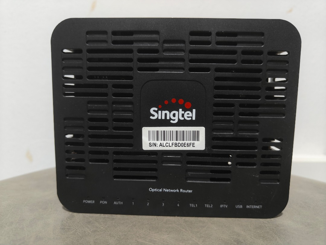 Singtel Optical Network Router, Computers & Tech, Parts & Accessories ...