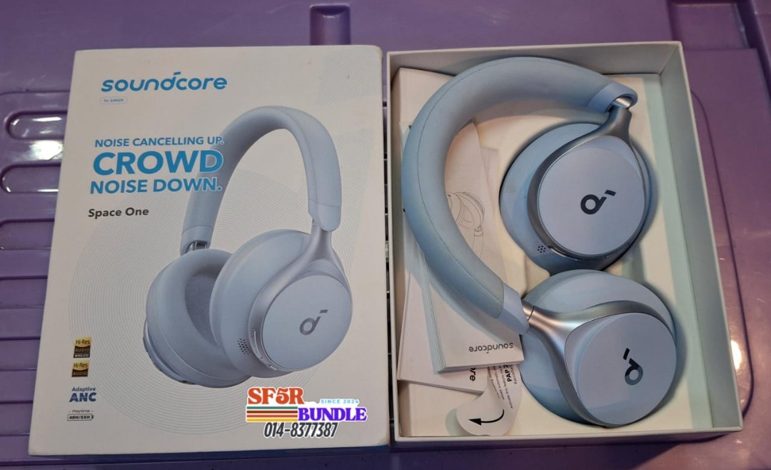 Soundcore Space One Bluetooth 5.3 Hi-Res LDAC Hybrid ANC, Audio ...