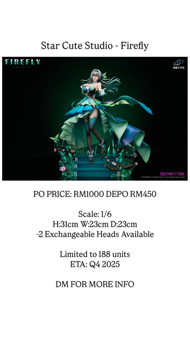 Star Cute Studio - Firefly, Hobbies & Toys, Toys & Games on Carousell