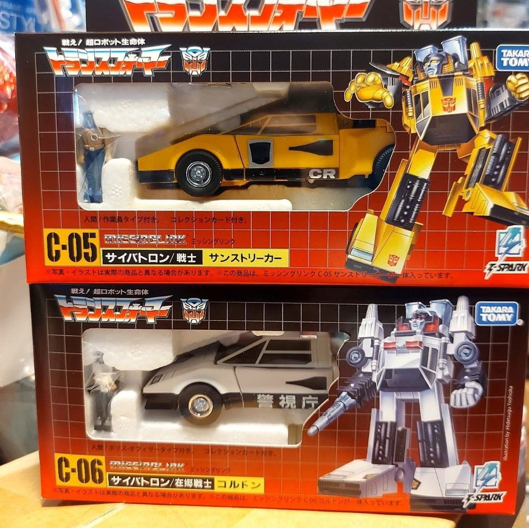 Takara Tomy Transformers Missing LinkC-05 Sunstreaker,C-06 Cordon, 興趣及 ...
