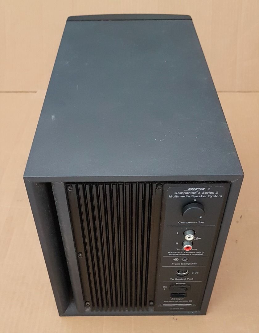 The Bose Companion 3 Series II Speaker System, BOSE Active Subwoofer, 100 Watts Bass Speaker ...