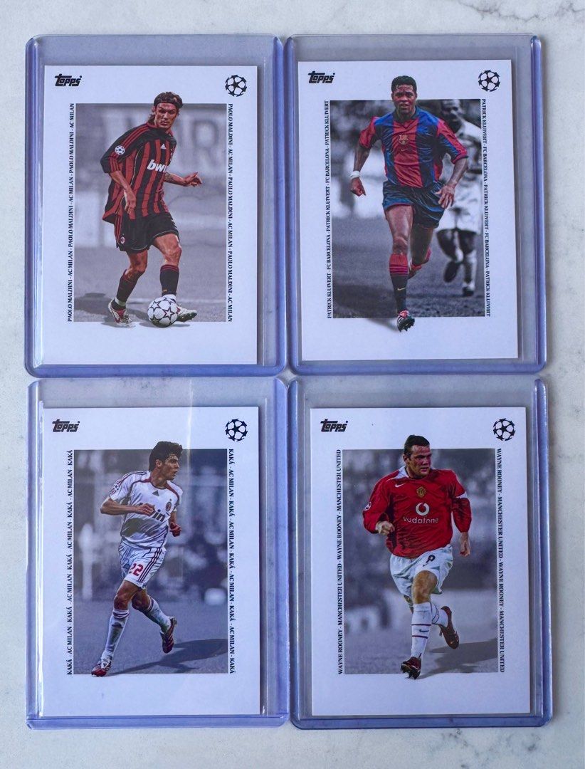 Topps Simplicidad Spain Exclusive Cards - Kaka, Paolo Maldini, Patrick ...