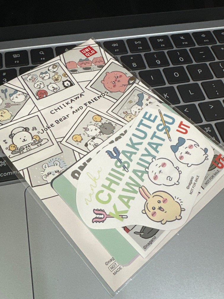 Uniqlo chiikawa sticker, Hobbies & Toys, Toys & Games on Carousell