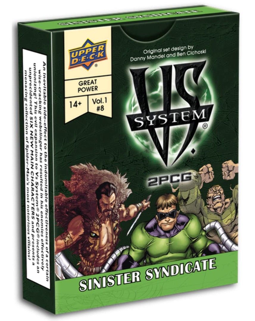 Vs System 2PCG: Great Power Vol. 1 #8 - Sinister Syndicate (board card game marvel), Hobbies ...