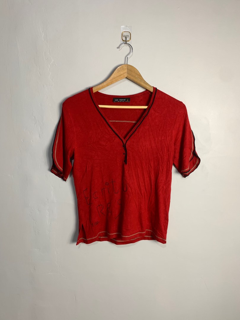 Y2k Cop Copine Made in France, Women's Fashion, Tops, Shirts on Carousell