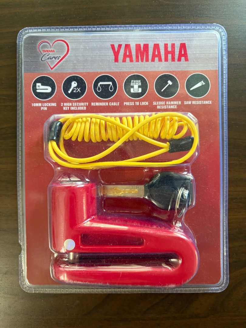 YAMAHA DISC LOCK, Auto Accessories on Carousell