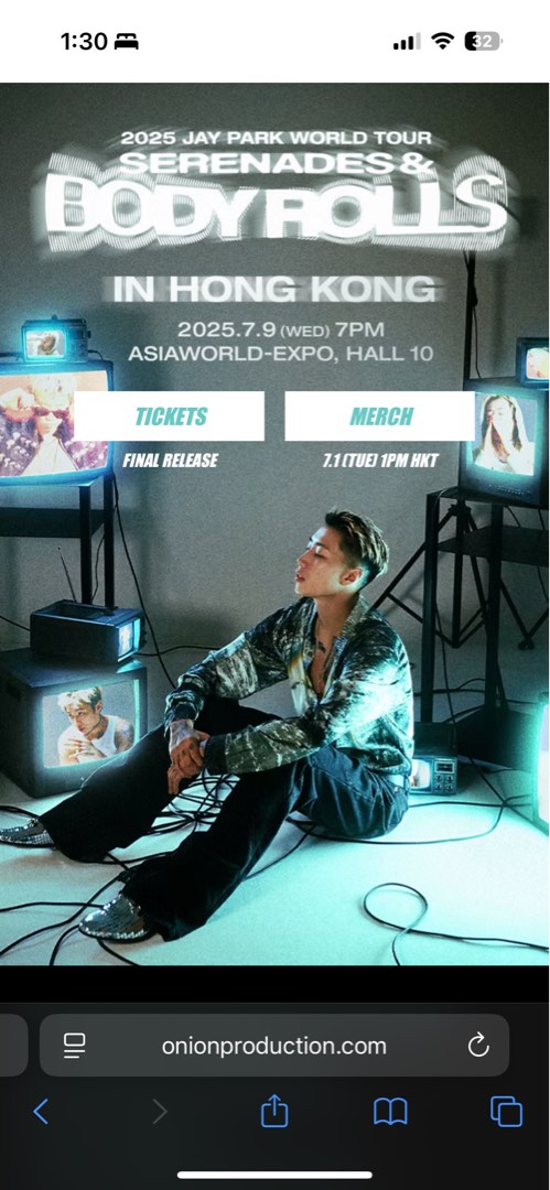 2025 Jay Park World Tour [Serenades & Body Rolls] In Hong Kong. Premium ...