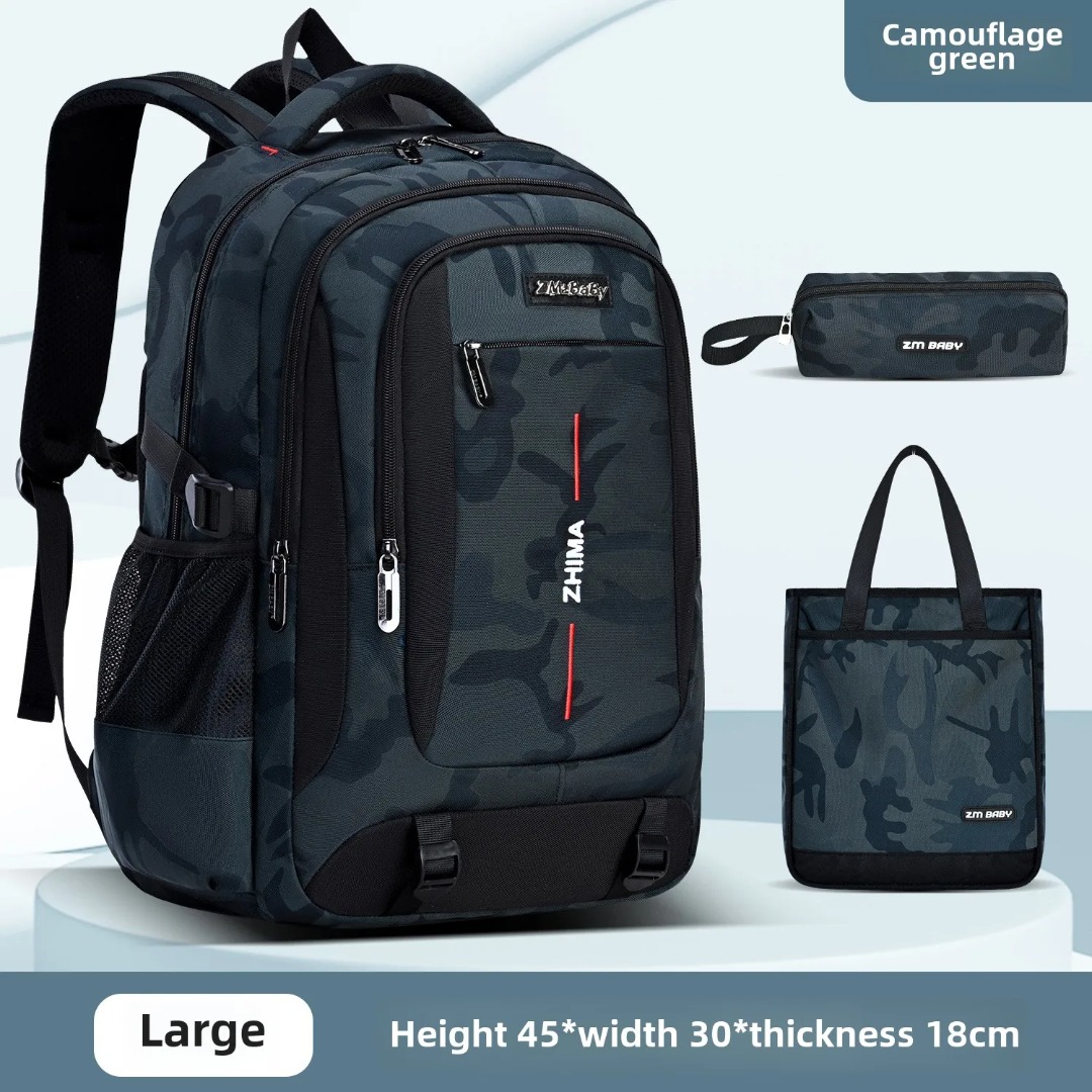 3pcs/set Male backpacks high school bags for women 2025 boys one ...