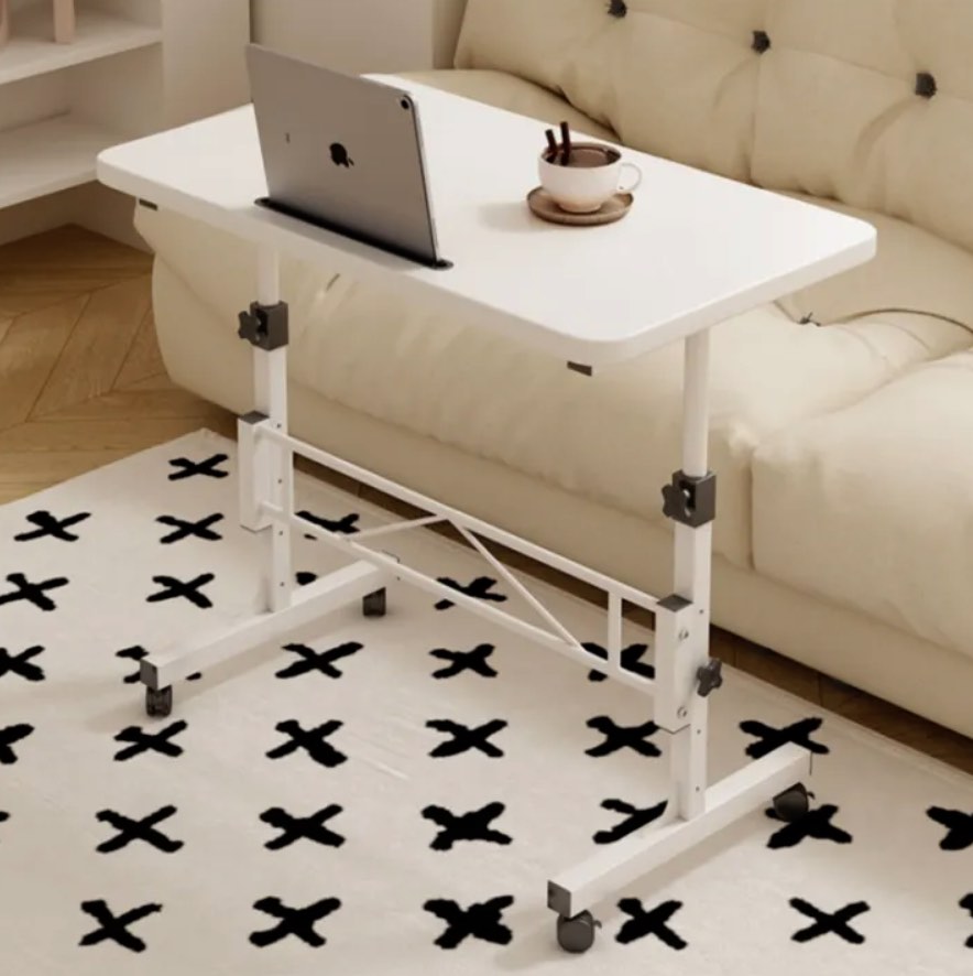Adjustable Laptop Table | Rolling Study Desk | Sofa Side Work Table ...