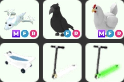 Adopt Me FR Crow and more! Pls read description for price!, Video ...