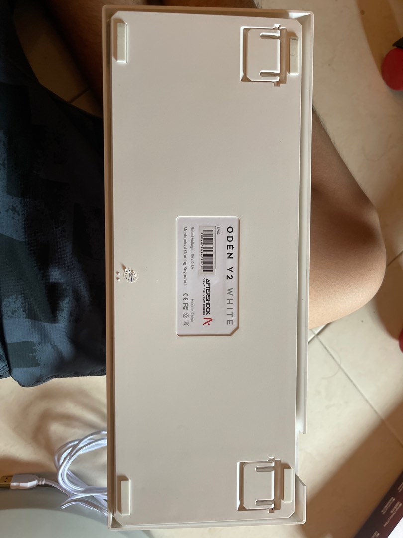 Akko Oden V2 White Mechanical Keyboard, Computers & Tech, Parts ...