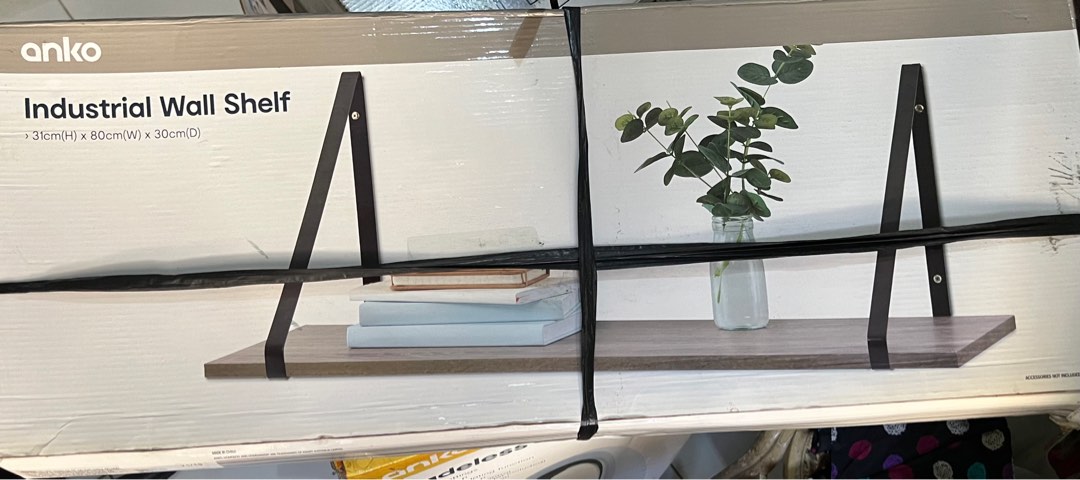Anko Industrial Wall Shelf, Furniture & Home Living, Furniture, Shelves ...