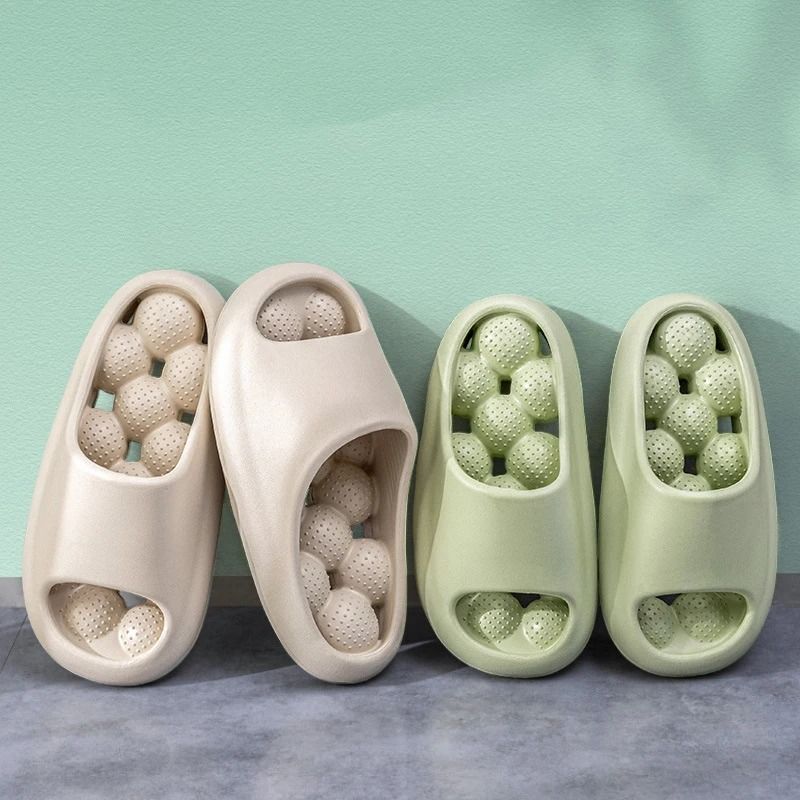 Asgard Summer New Massage Slippers For Women 2025 Fashion Thick Sole ...