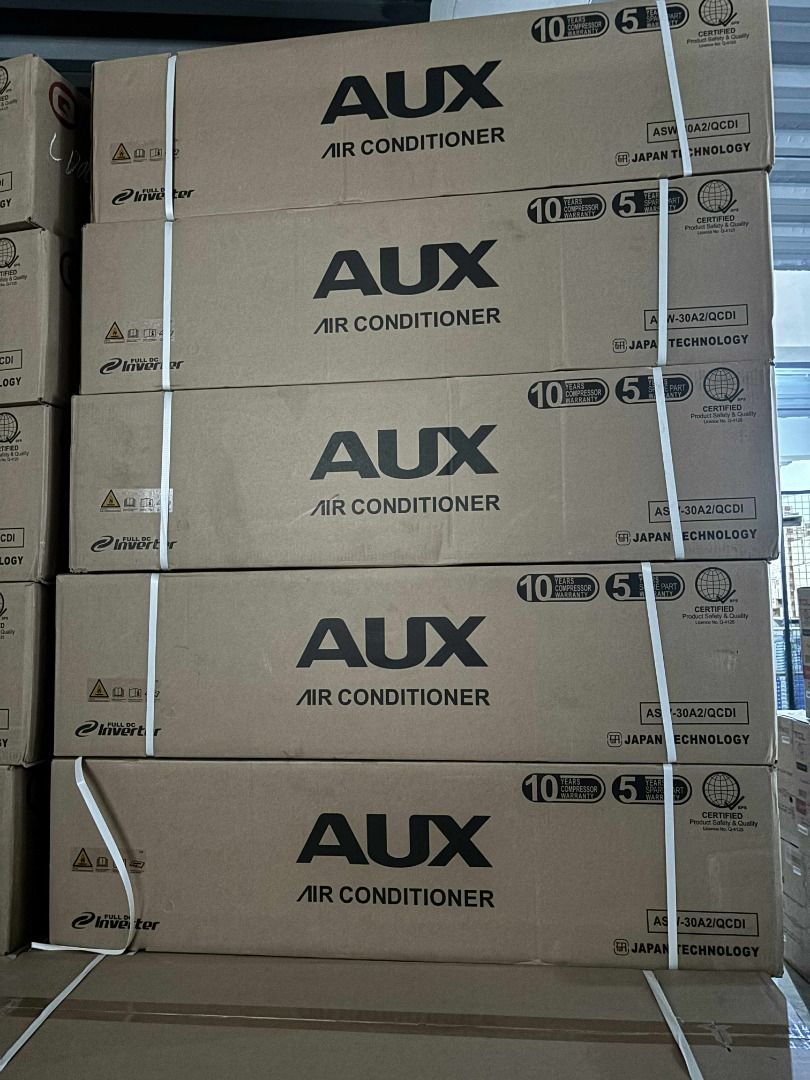 AUX PRIMA SERIES INVERTER SPLIT TYPE AIRCON BRANDNEW SEALED UNITS WITH ...
