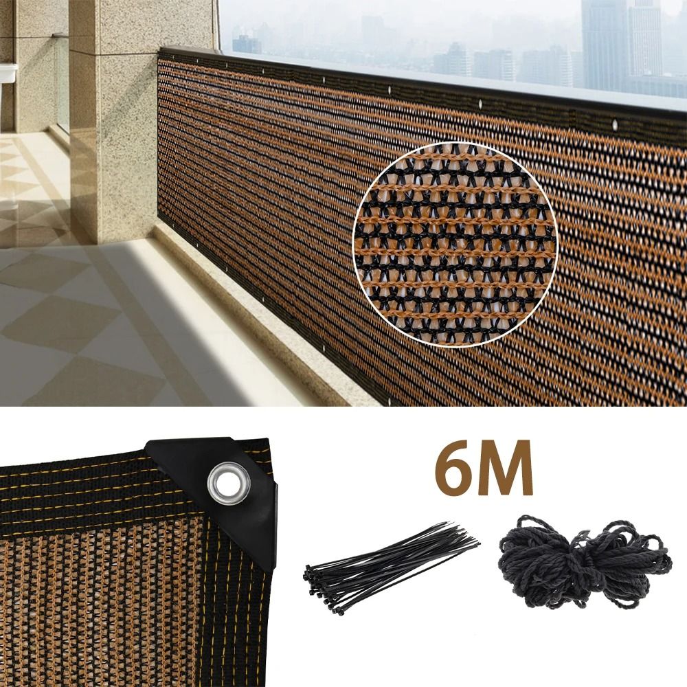 Balcony Fence Privacy Screen Patio Breathable Sun Shade Net Garden ...