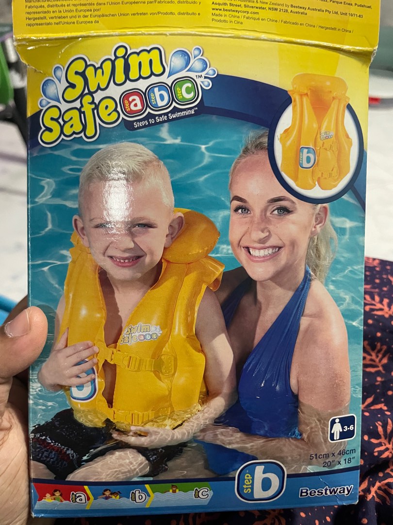 Bestway Swim Safe ABC Step B Vest, Babies & Kids, Infant Playtime on ...