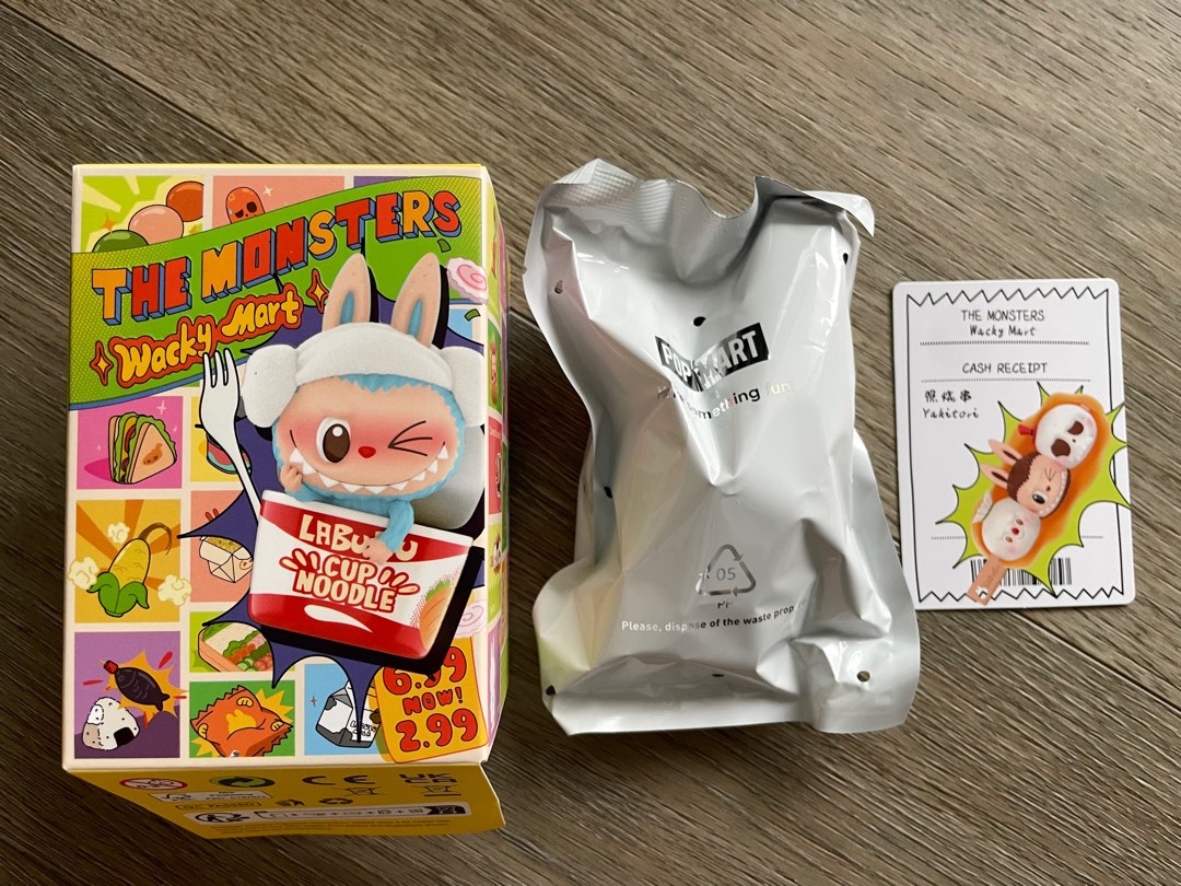 [BNIB] The Monsters Wacky Mart Labubu Cup Noodle - Yakitori, Hobbies ...
