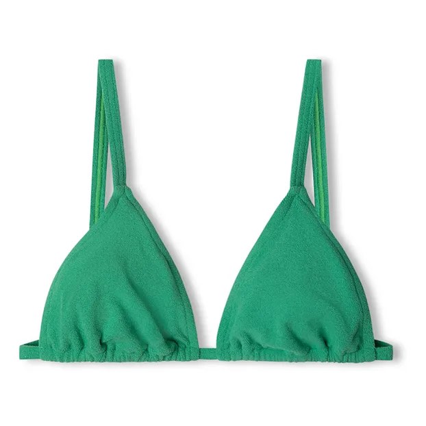 Branded Vibrant Green Triangle Bikini Top, Women's Fashion, Swimwear ...