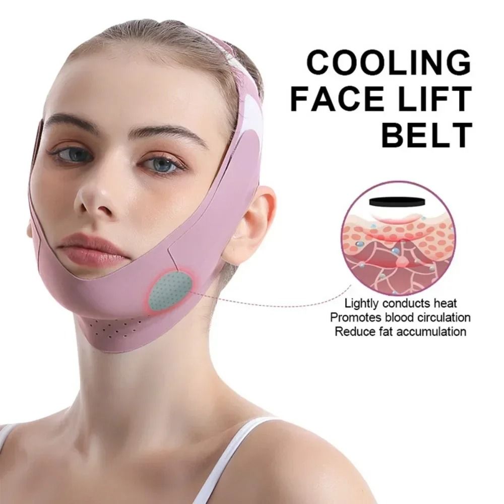 Breathable Face Slimming Bandage V Line Face Shaper Chin Cheek Lift Up Belt Anti Wrinkle Facial ...