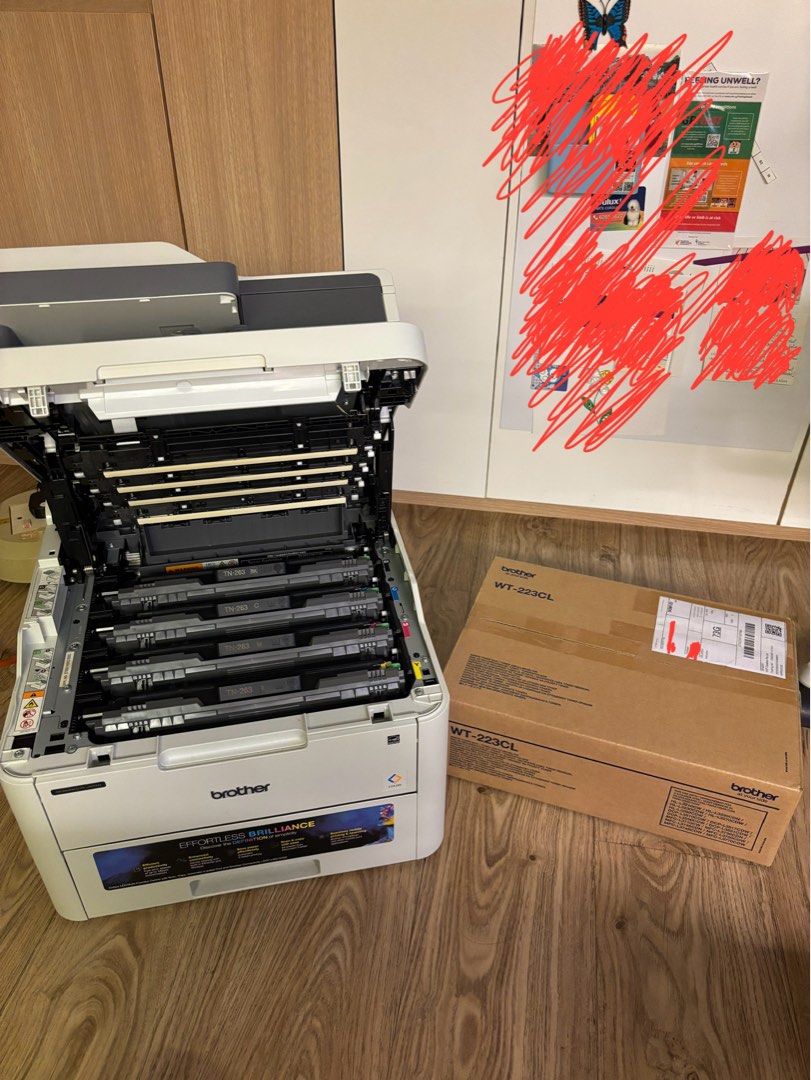 Brother Printer Waste Toner Box (BNIB) and Toner Cartridge, Computers ...