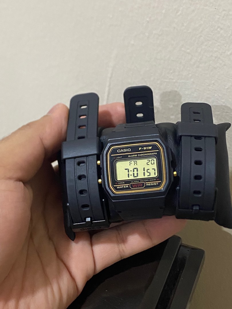 Casio F91 Collection - 3 Colorways, Men's Fashion, Watches ...