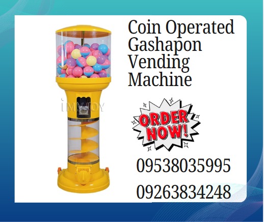 Coin Operated Gashapon Vending Machine, Commercial & Industrial ...