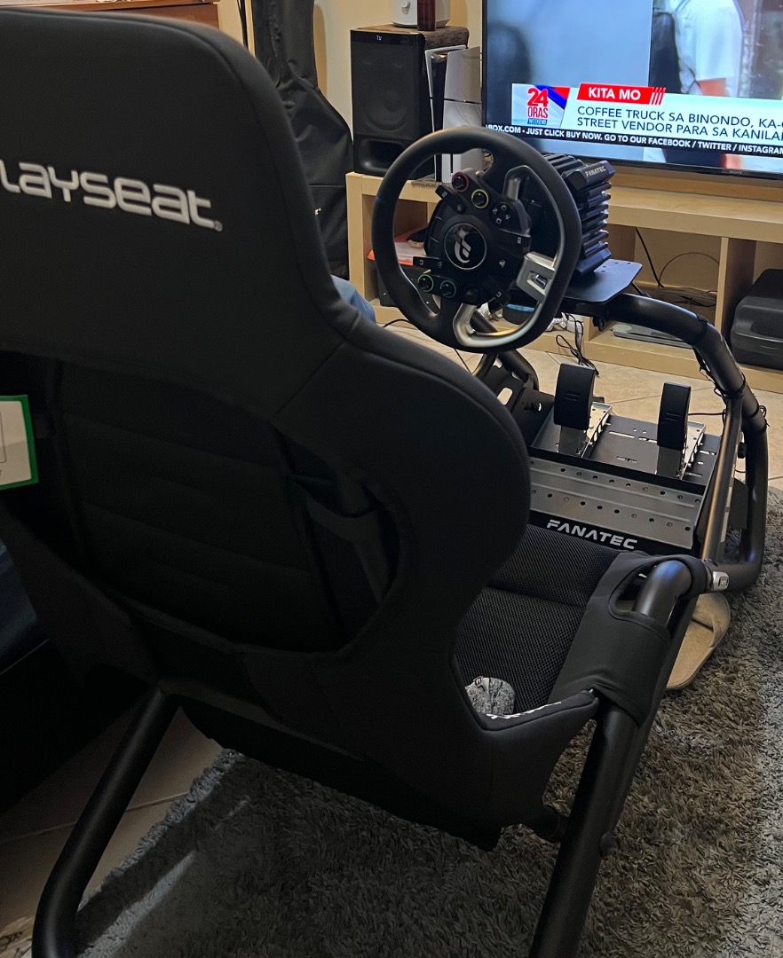 Complete Set Racing Sim Rig with Fanatec Geand Touring DDpro and PS5 ...