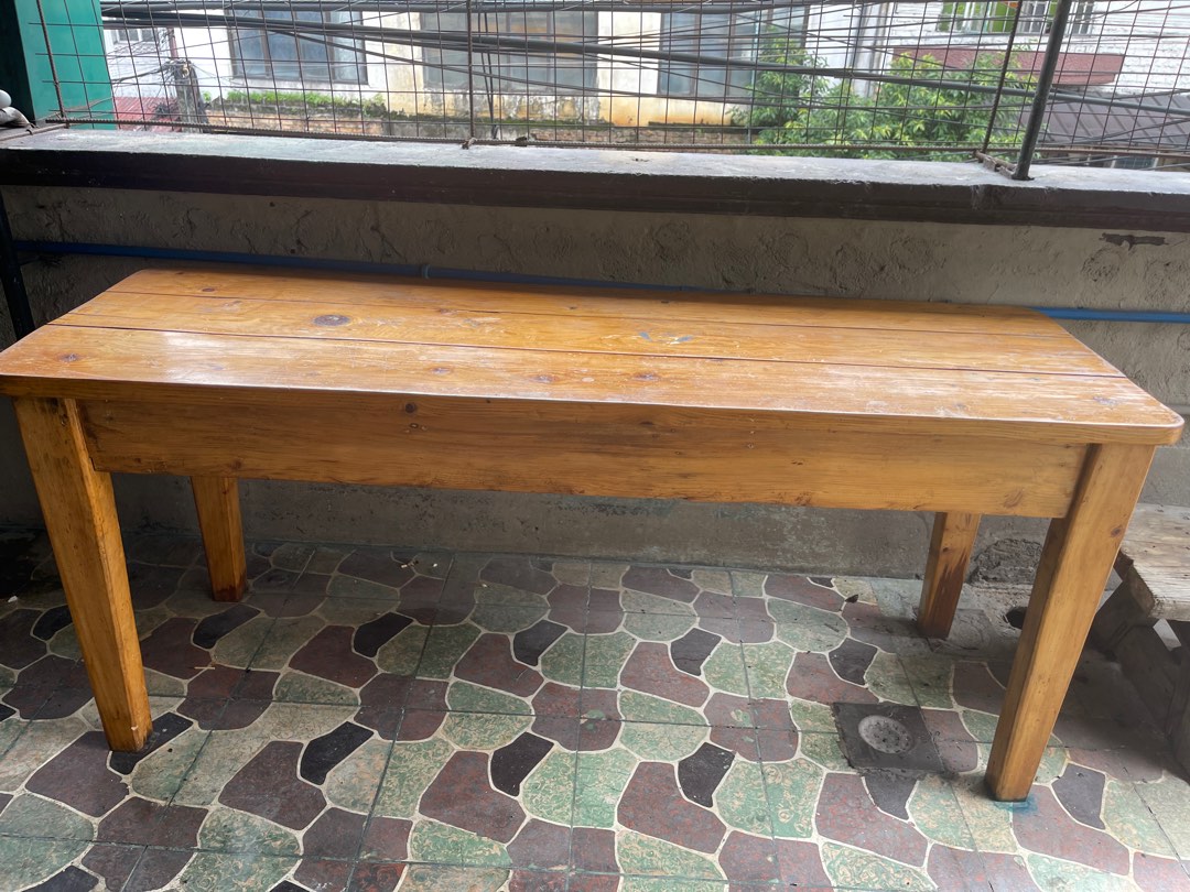 CUSTOM PALOCHINA WORK TABLE!, Furniture & Home Living, Furniture ...