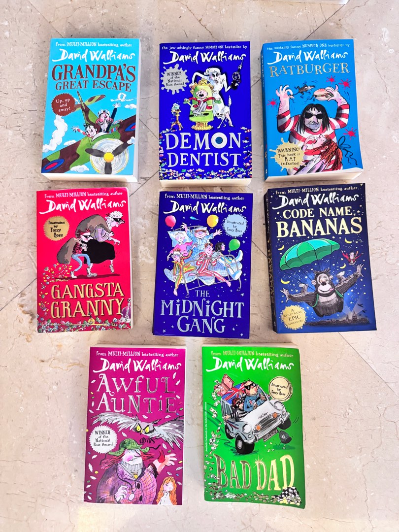 David Walliams Book Collection, Hobbies & Toys, Books & Magazines ...
