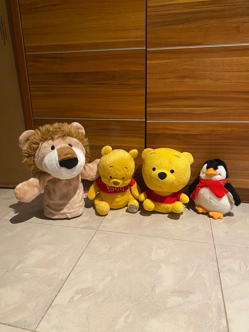 Disney Winnie The Pooh | TUNDRY Penguin | Dandy Lyons Lion Puppet｜公仔 毛公仔, 興趣及遊戲, 玩具 & 遊戲類 ...