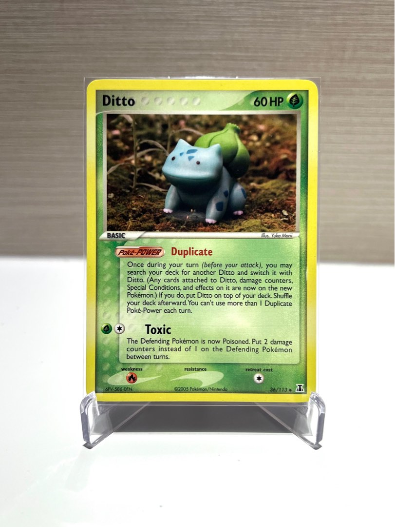 Ditto (Bulbasaur) 36/113 Ex Delta Species Uncommon Yuka Morii Vintage ...