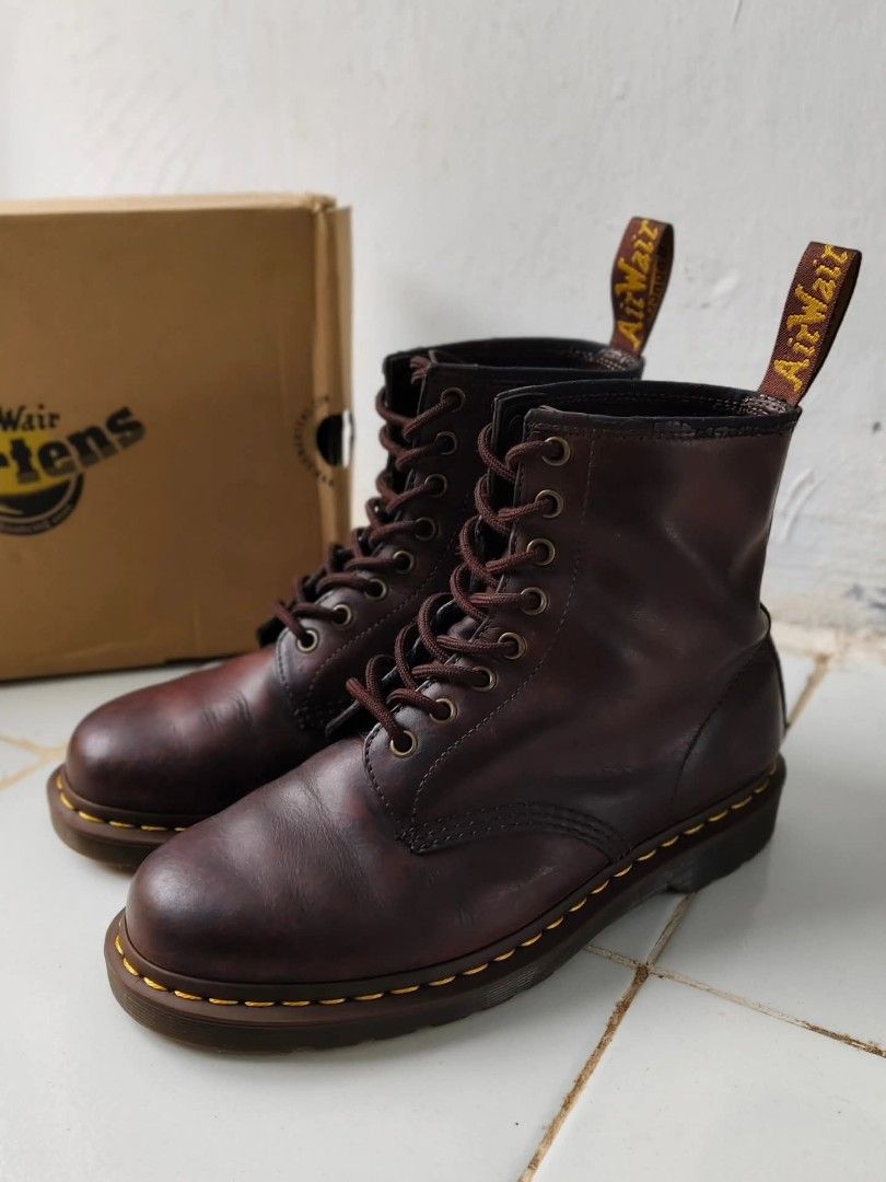 Dr Martens 1460 crazy horse gaucho size 41 lengkap box original docmart ...