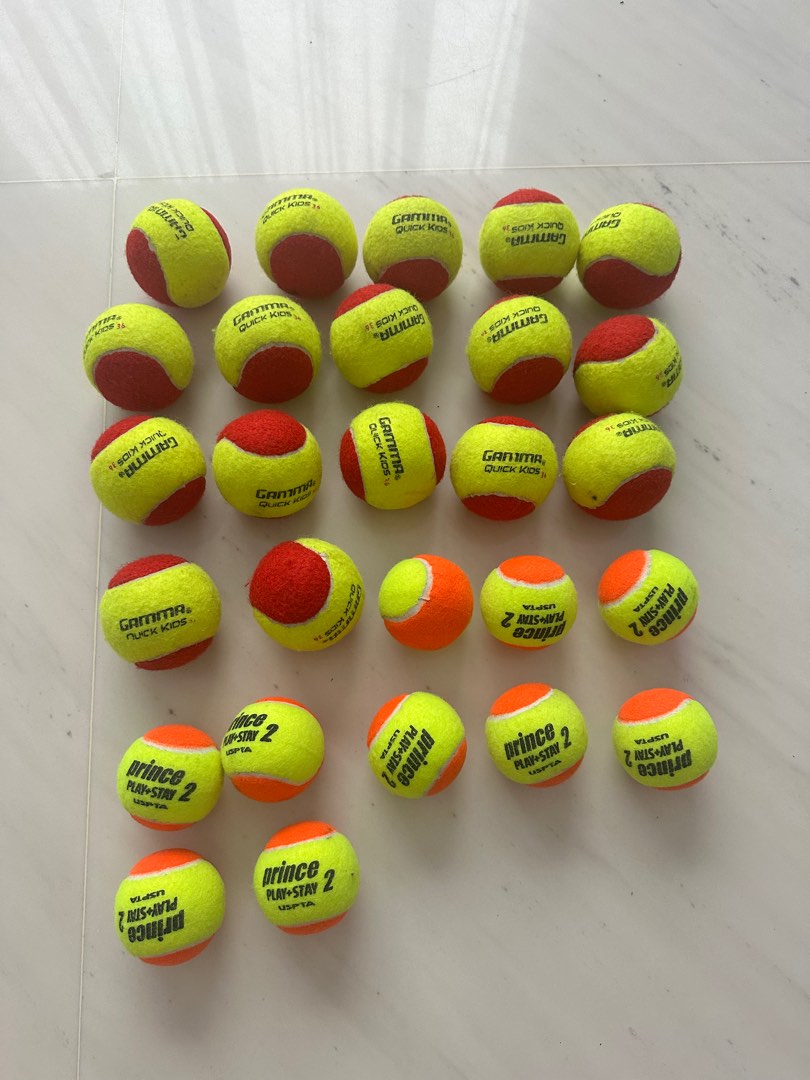 Gamma & Prince Tennis Balls - Used, Sports Equipment, Sports & Games ...