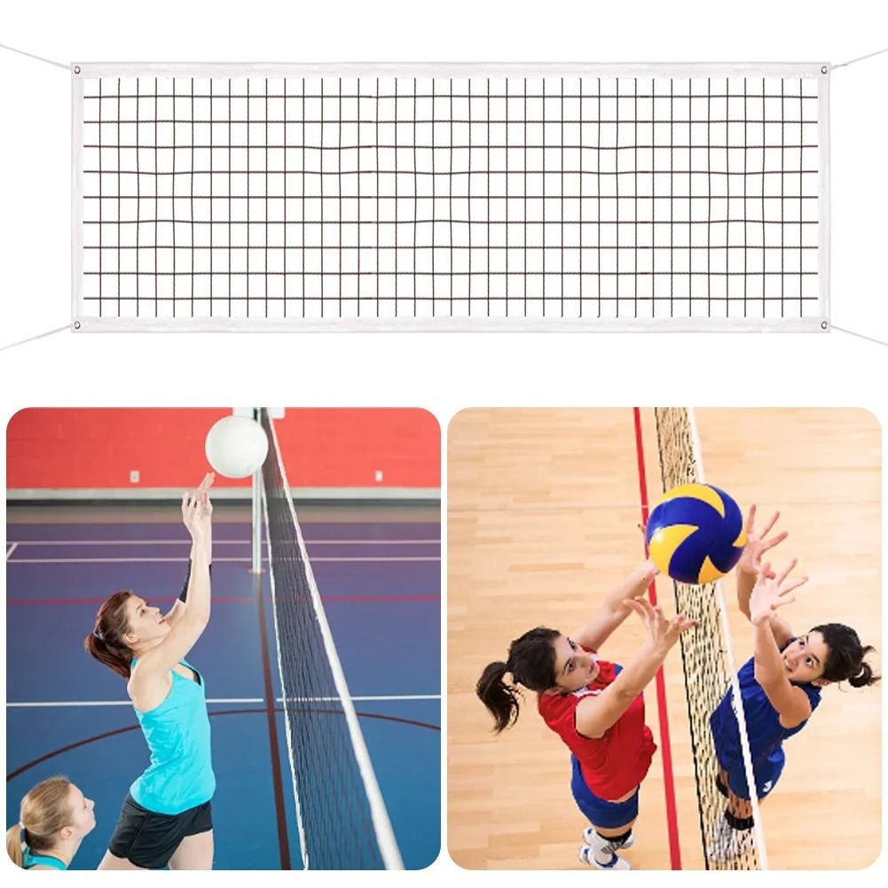 Heavy Duty Volleyball Net with Steel Cable Upgraded Weather Resistance ...