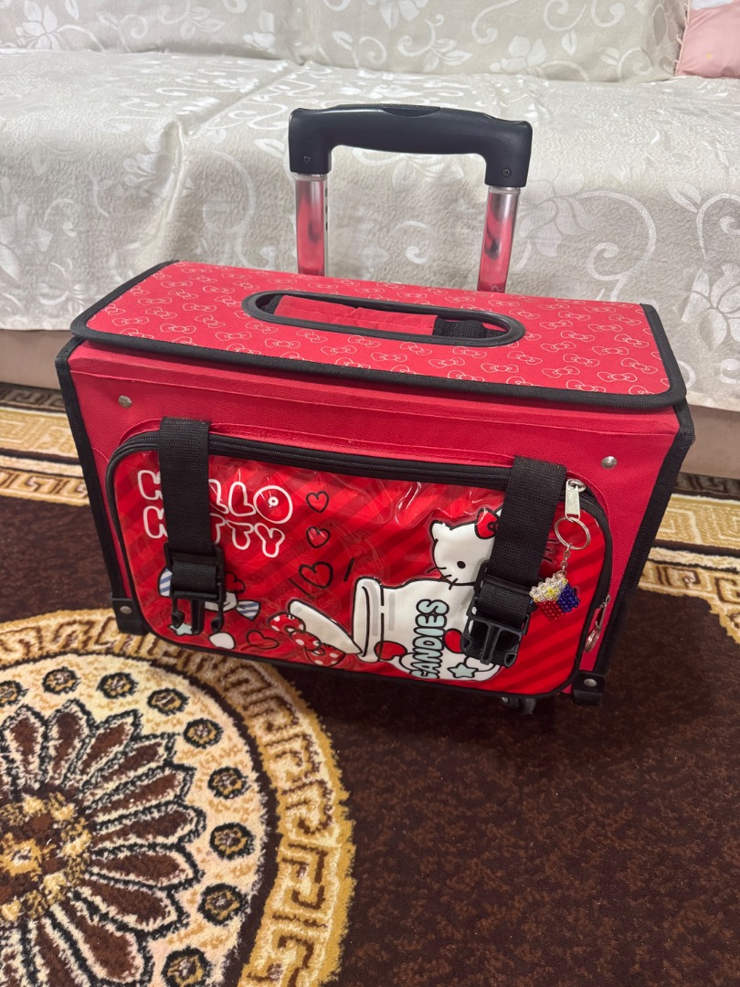 Hello Kitty Trolley Bag, Babies & Kids, Babies & Kids Fashion on Carousell