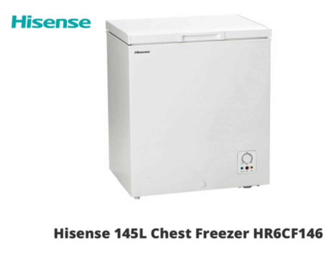 Hisense 145L Chest Freezer HR6CF146, TV & Home Appliances, Kitchen ...
