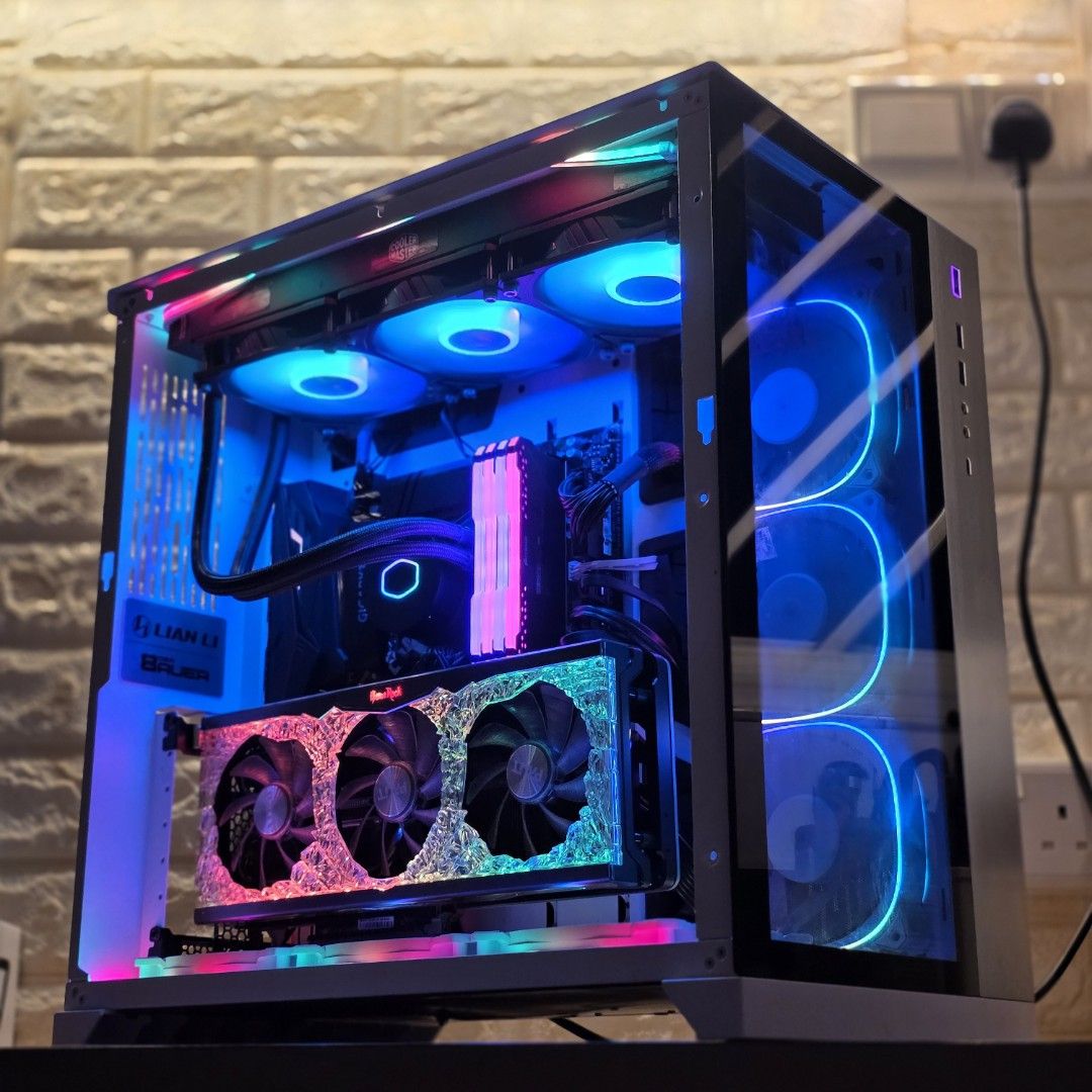 i9-9900K, 32gb Ram, Rtx 3070 ti, Lian Li O11 Dynamic, Wifi + Bluetooth, HIGH END Gaming PC with ...